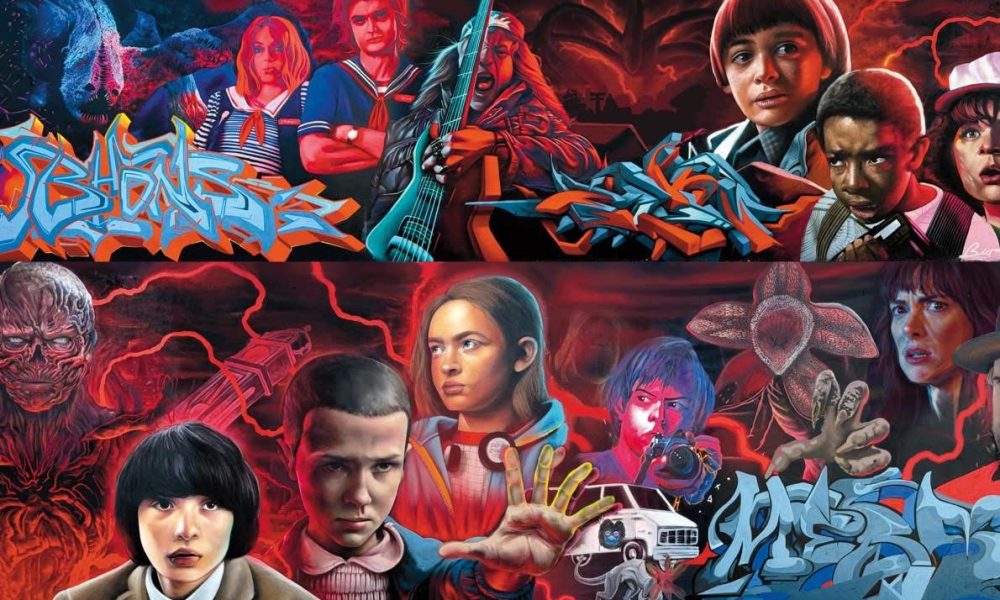 Un mural inspirado en Stranger Things suma color y talento joven a León ...